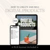 How To Create and Sell Digital Products Ebook – Virtually Done Studio PLR