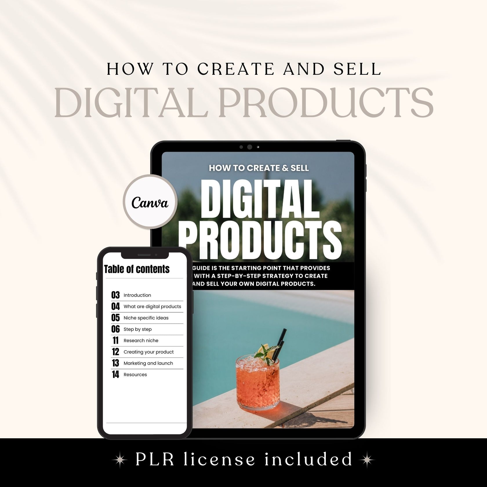 How To Create and Sell Digital Products Ebook – Virtually Done Studio PLR