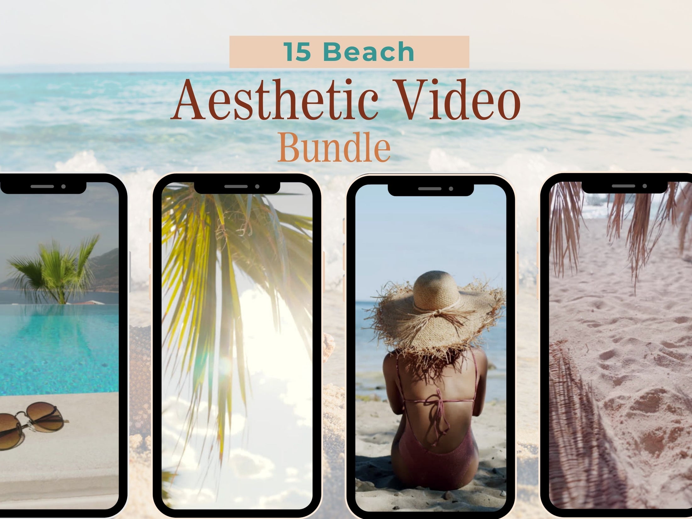 15 Beach Faceless Videos – Virtually Done Studio PLR