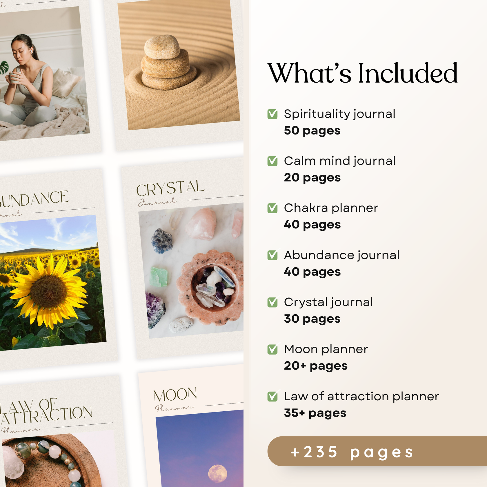 7 Spirituality Planner Bundle – Virtually Done Studio PLR