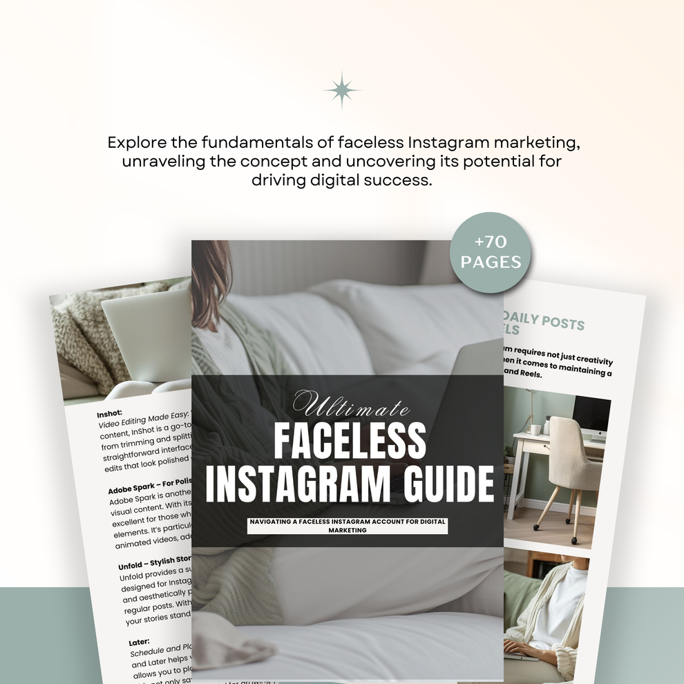 PLR Ultimate Faceless Instagram Guide – Virtually Done Studio PLR