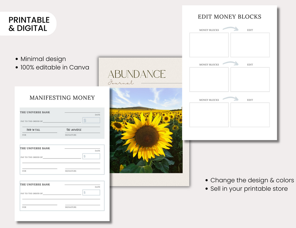 PLR Abundance Journal – Virtually Done Studio PLR