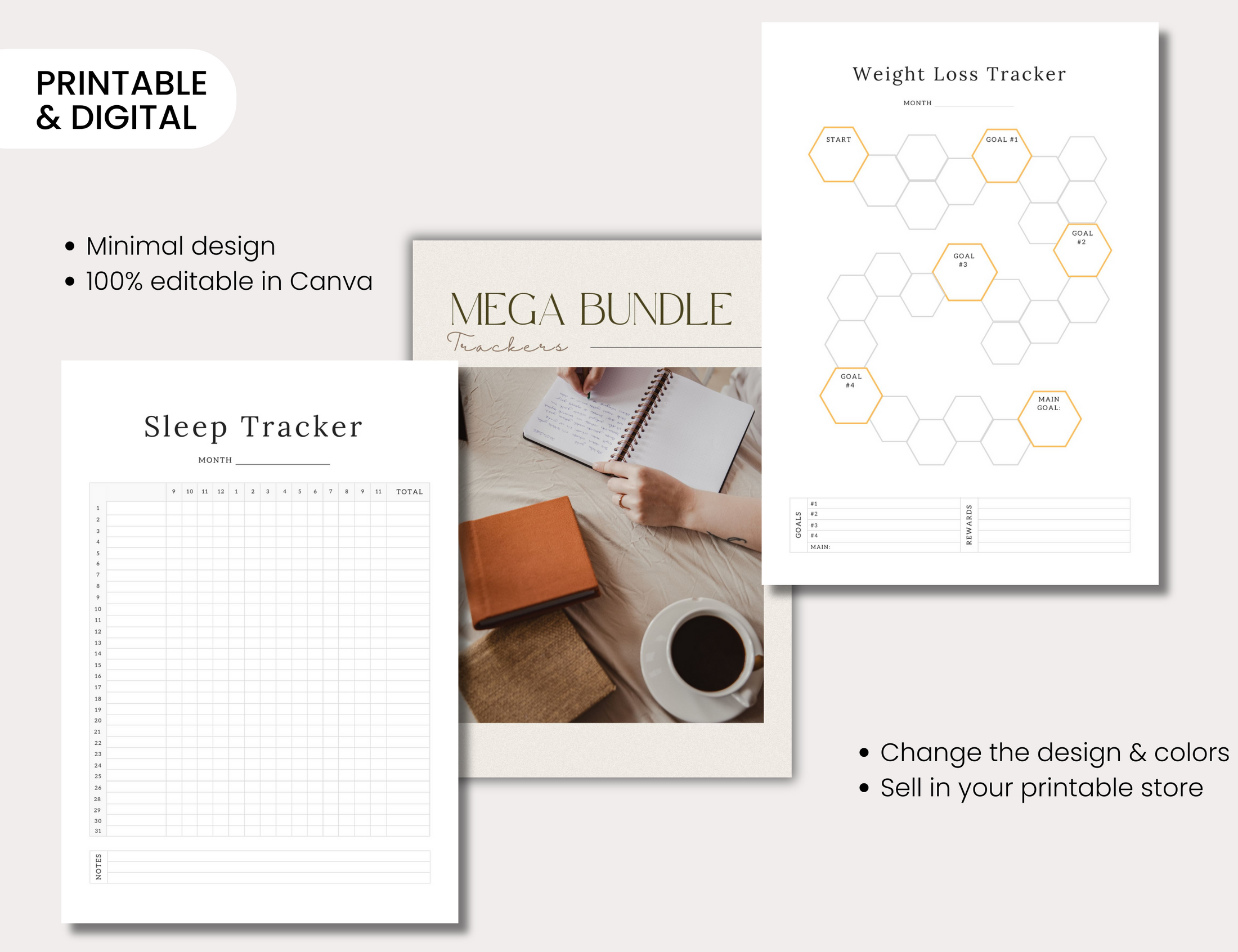 Mega Bundle of Trackers – Virtually Done Studio PLR