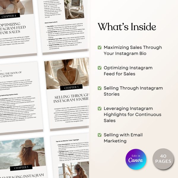 Master Digital Sales For Instagram and Email Guide – Virtually Done ...