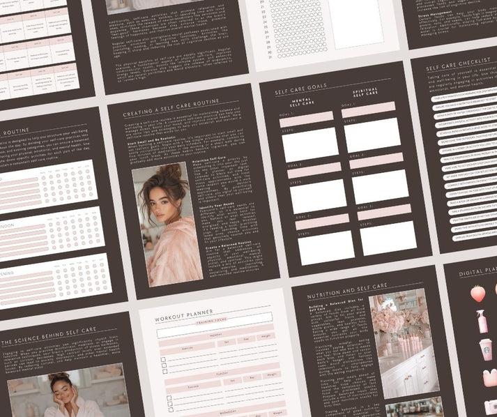 The Ultimate Self-Care Workbook – Virtually Done Studio PLR