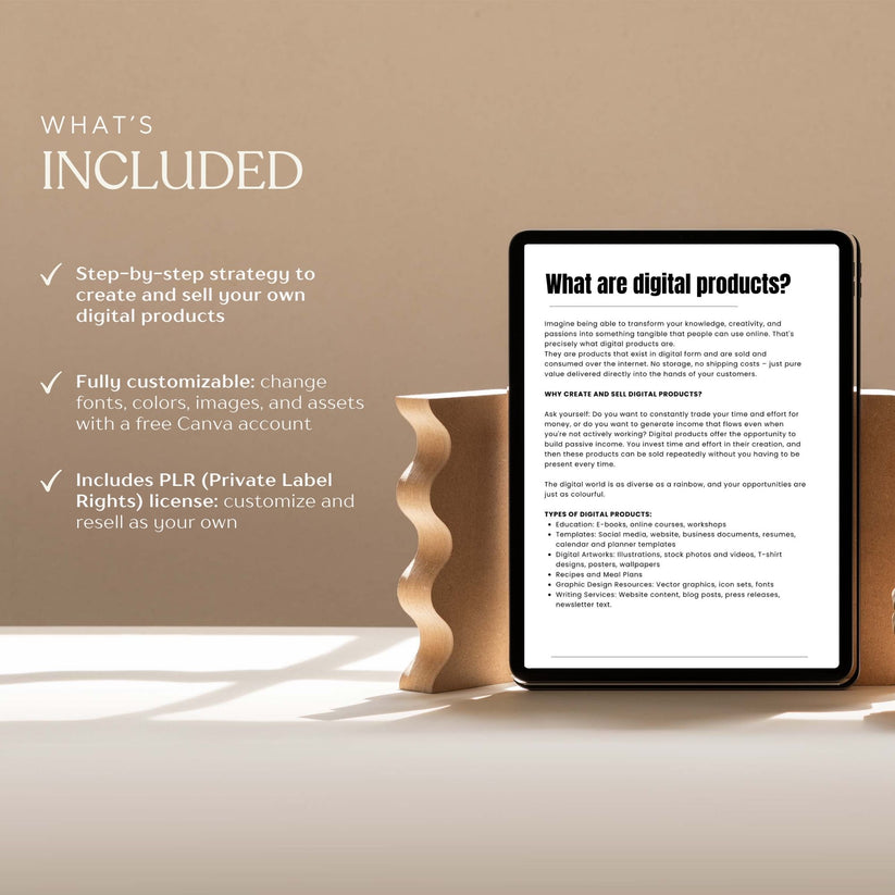 How To Create and Sell Digital Products Ebook – Virtually Done Studio PLR