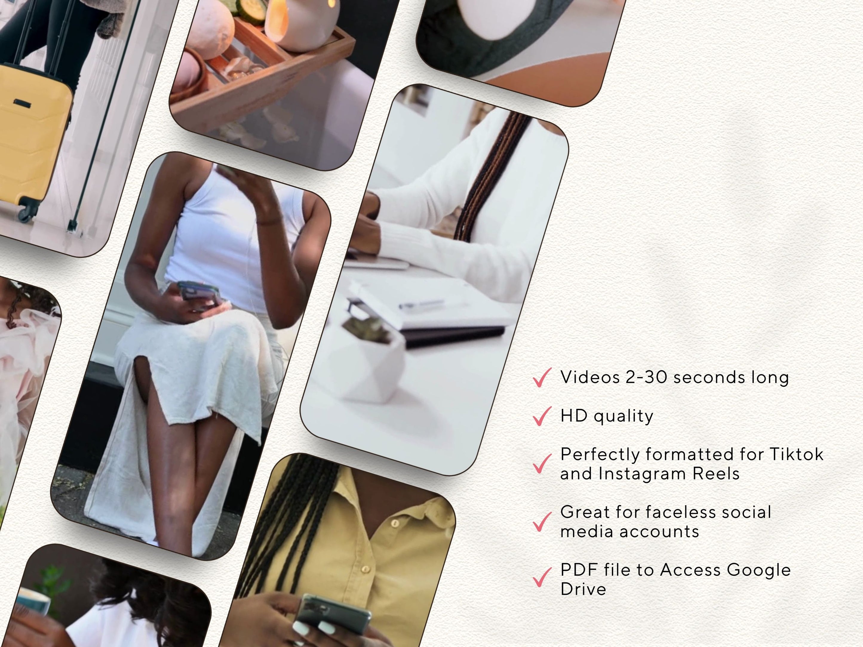 Faceless Melanin Videos for Social Media - Instagram, Tiktok, Youtube ...