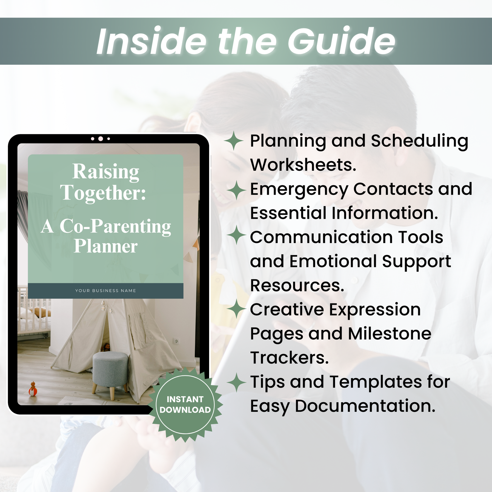 Co-Parenting Printable Journal Editable in Canva with MRR – Virtually ...