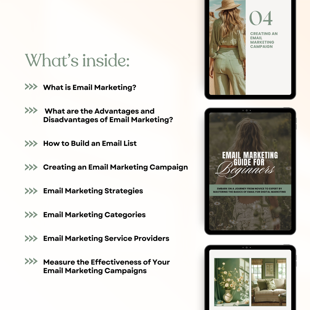 Email Marketing For Beginners Guide – Virtually Done Studio PLR