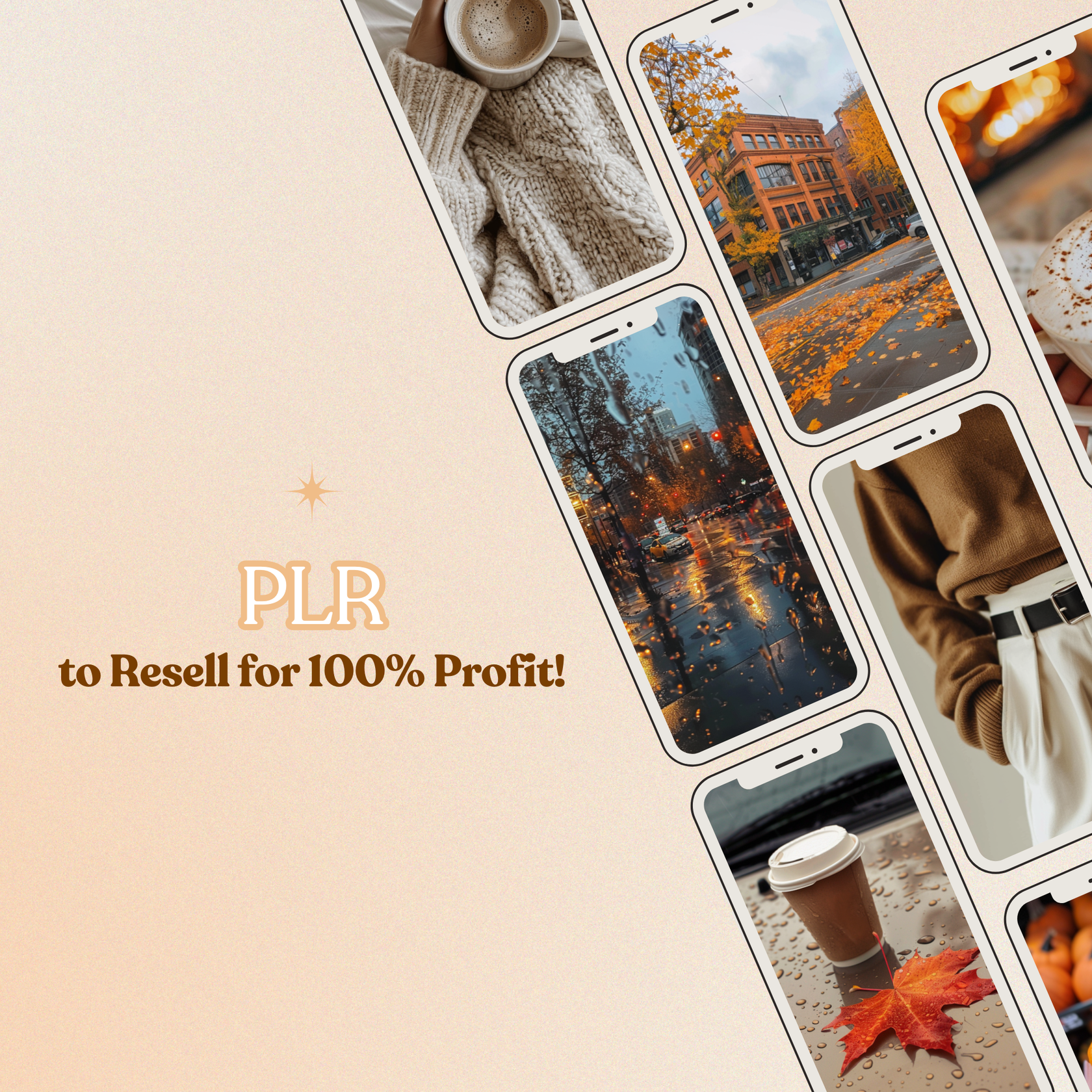 Cozy Fall Content Creation Kit: 100 Videos, 30 Captions, 250 Images ...