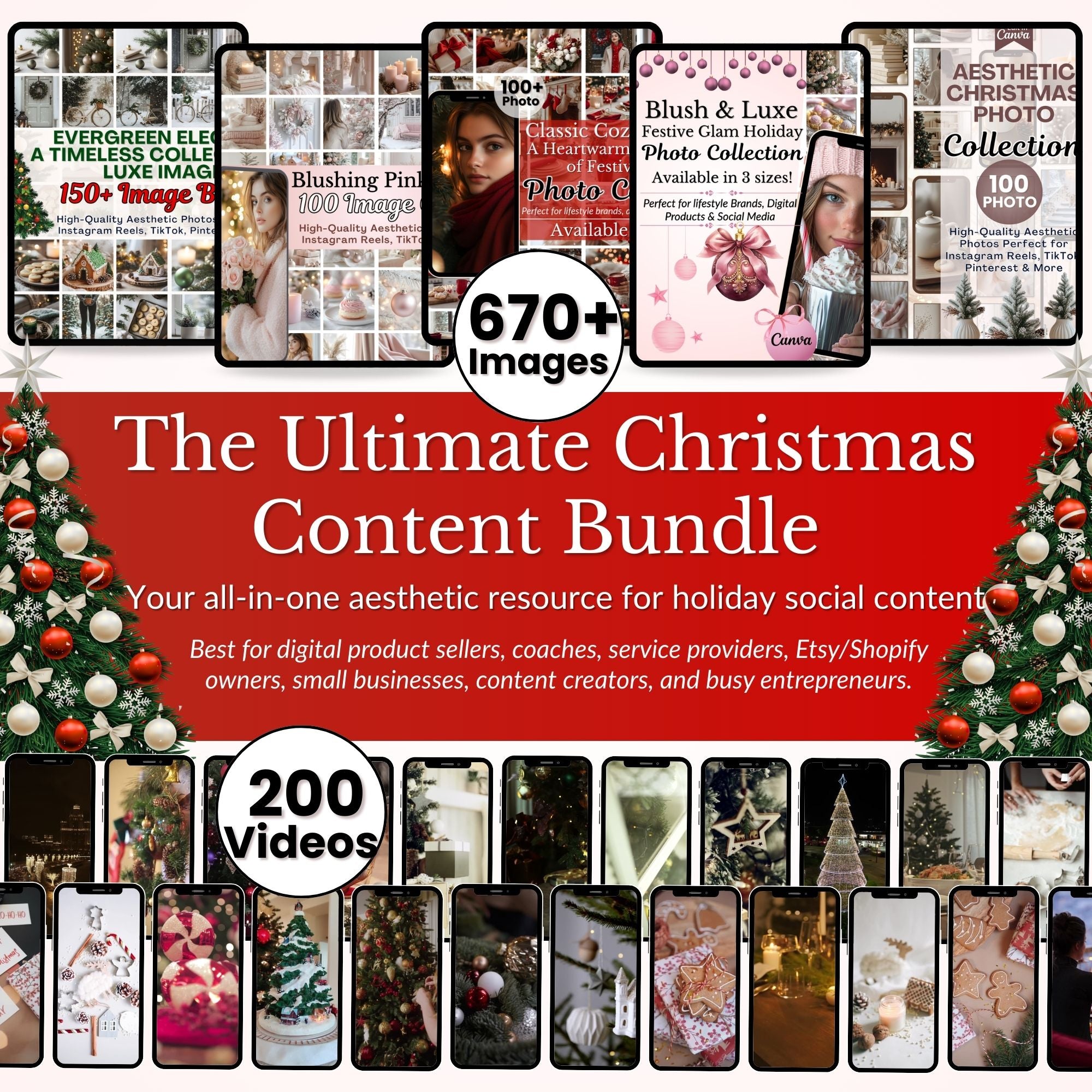 Ultimate Christmas Content bundle – Virtually Done Studio PLR